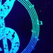 Neon Notes Blacklight Reactive Fluorescent Music Note Metal Wall Art - Etsy
