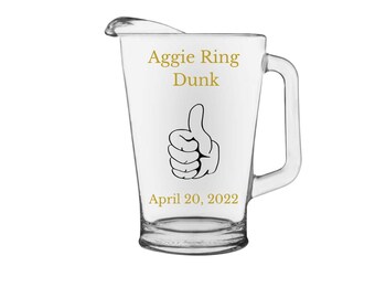 Aggie Ring Dunk Pitcher | Etsy
