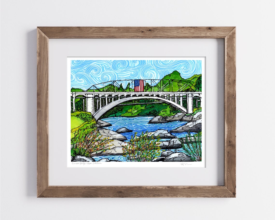 Rainbow Bridge, Folsom, California - Etsy