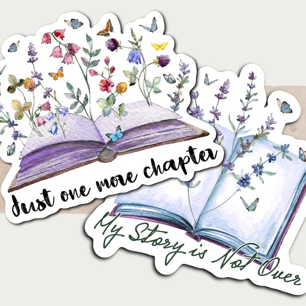 Bookish Stickers - Etsy