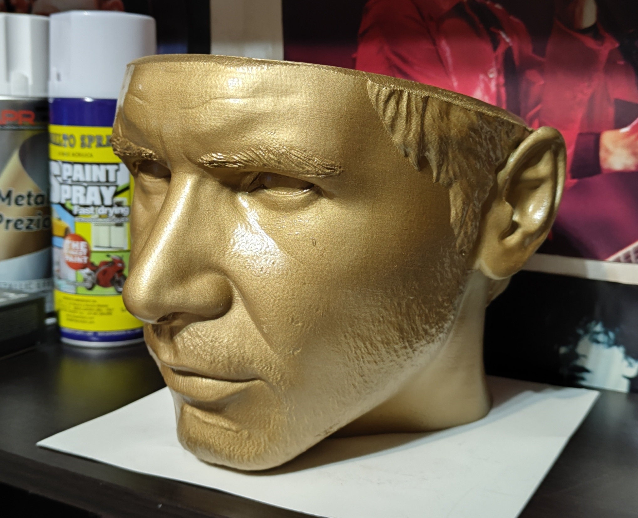 Indiana Jones Head - Fan Art - Lifesize 3D Printed - Lucasarts ...