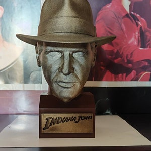 INDIANA JONES Fan Art - Bust - 3D Printed - 20 Cm Approximately or ...