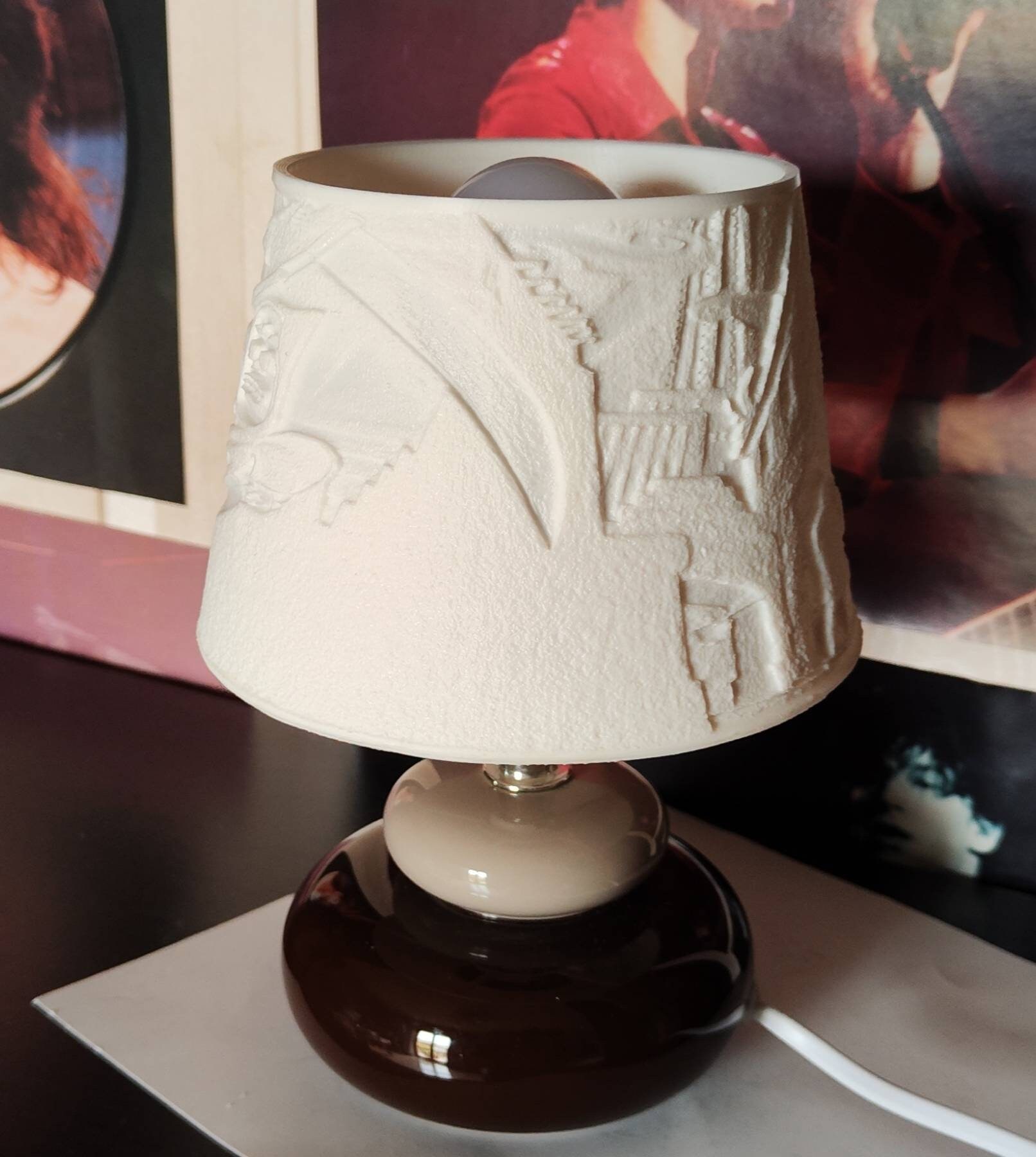 Grim Fandango Lamp 3D Printed Lampshade Manny Calavera Lucasarts - Etsy