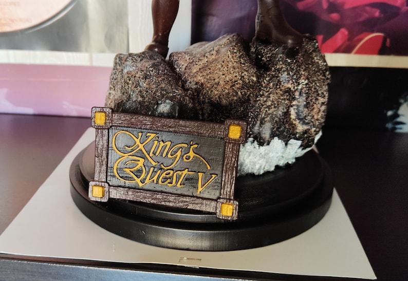 KING'S QUEST - King GRAHAM - 3D Printed & Painted Statue - 30 Cm Approx ...