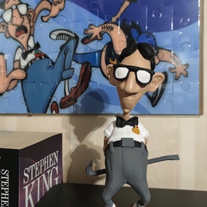 BERNARD - Fan Art - 20 Cm Tall - Day of the Tentacle - Lucasarts Lucasfilm - Etsy