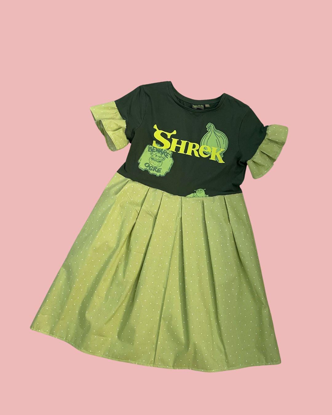 Shrek Inspired Tee Dress // Universal Studios // Medium Dress // Ready ...
