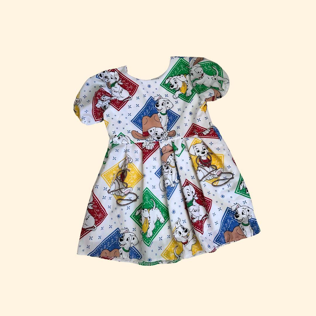 VINTAGE SHEET DRESS // 101 Dalmatians // Disney Dog // Western ...