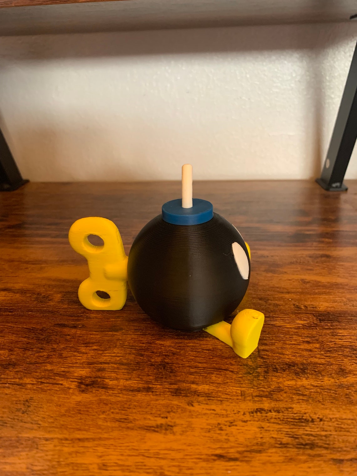 3d Printed Bob Omb Retro Mario Collectible Desk Decor Etsy