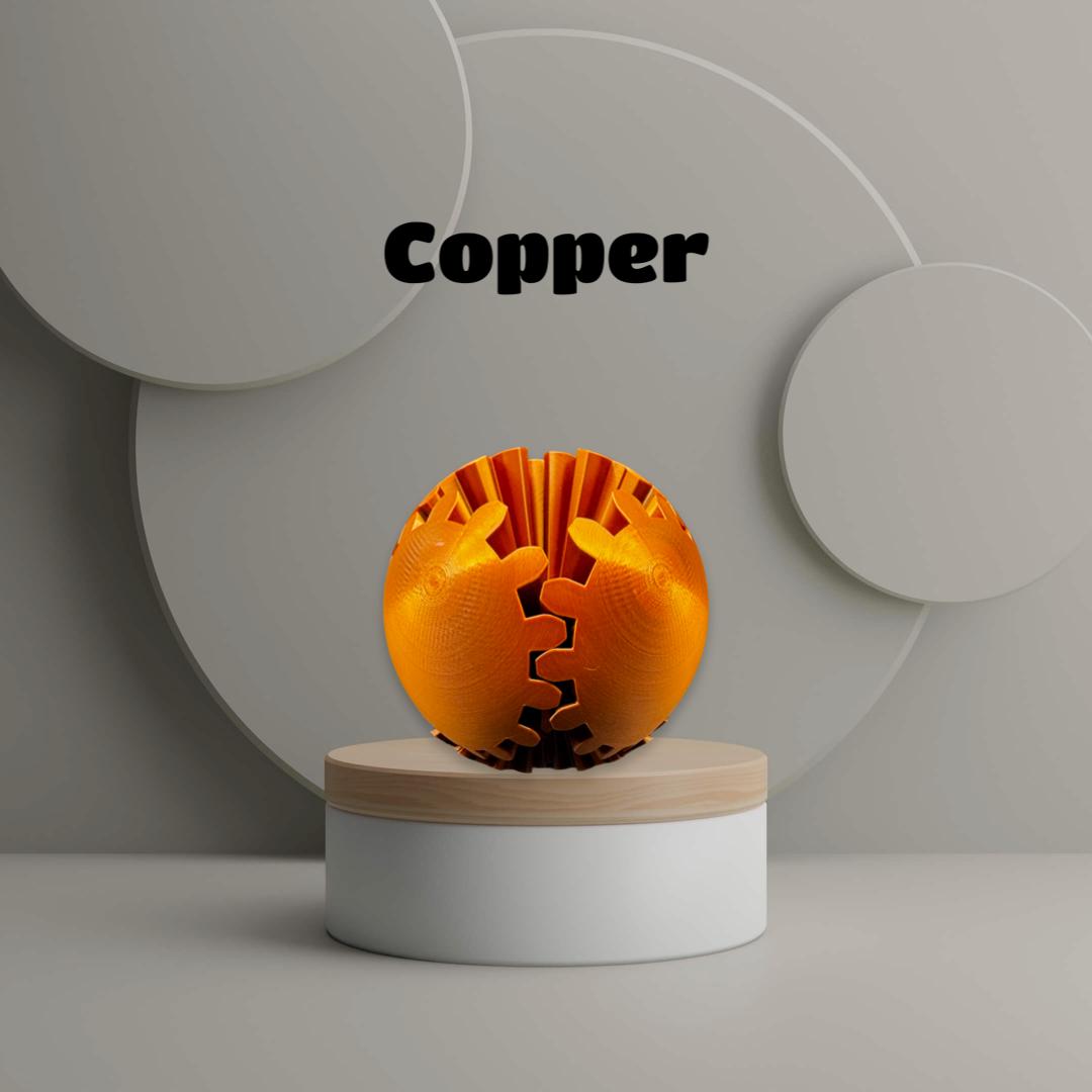 3D Printed Fidget Gear Sphere – Interactive Stress Relief Toy - Etsy