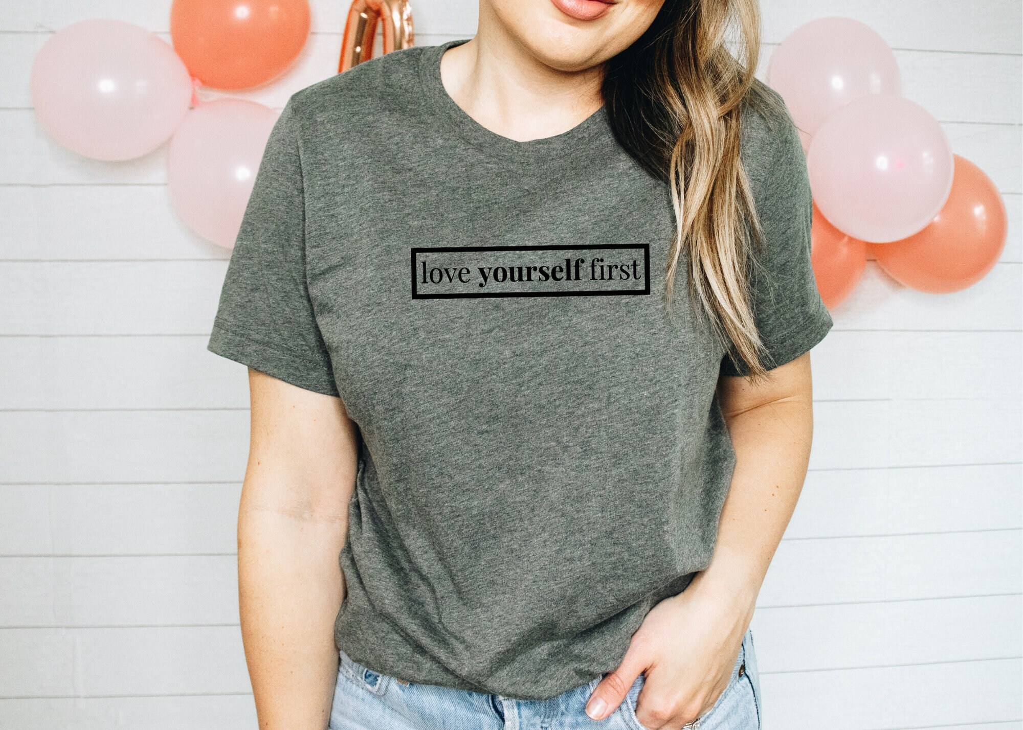 Love Yourself First SVG, Love Yourself SVG, Positivity Svg, Mental ...