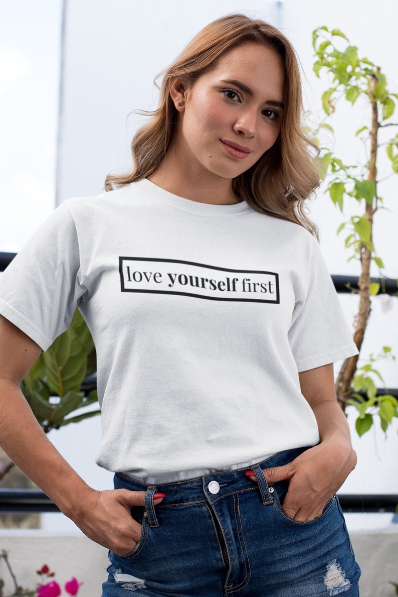 Love Yourself First SVG, Love Yourself SVG, Positivity Svg, Mental ...