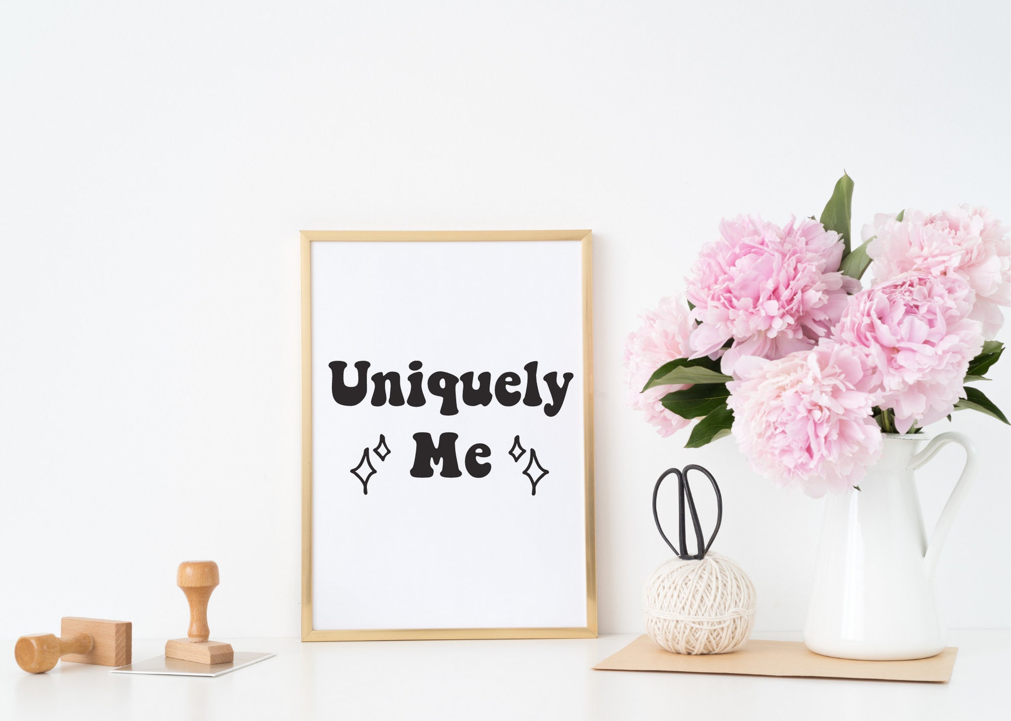 Uniquely Me SVG Design, Positivity SVG, Self Love Svg, Inspirational ...