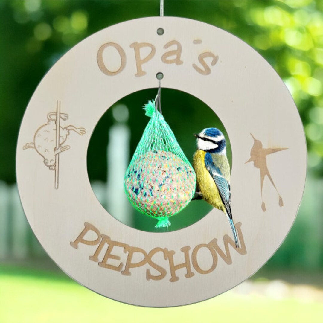Grandpa's Beep Show Gift Bird Food Feeding Station Personalizable - Etsy