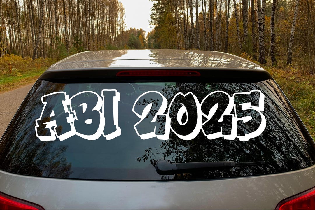 Sticker ABI 2025 Car Sticker ABITUR 2025 Sticker - Etsy