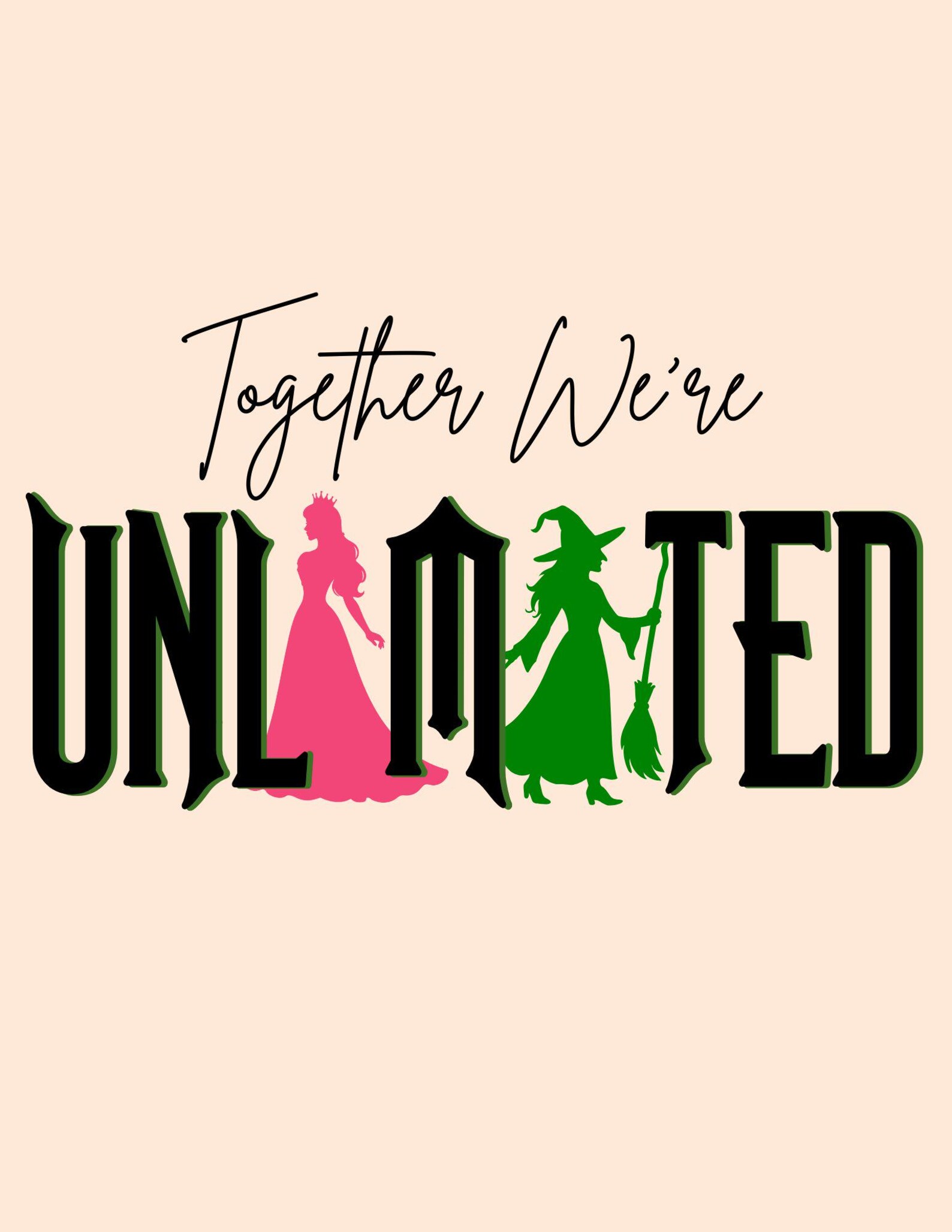 Wicked Inspired Canva Template - Etsy