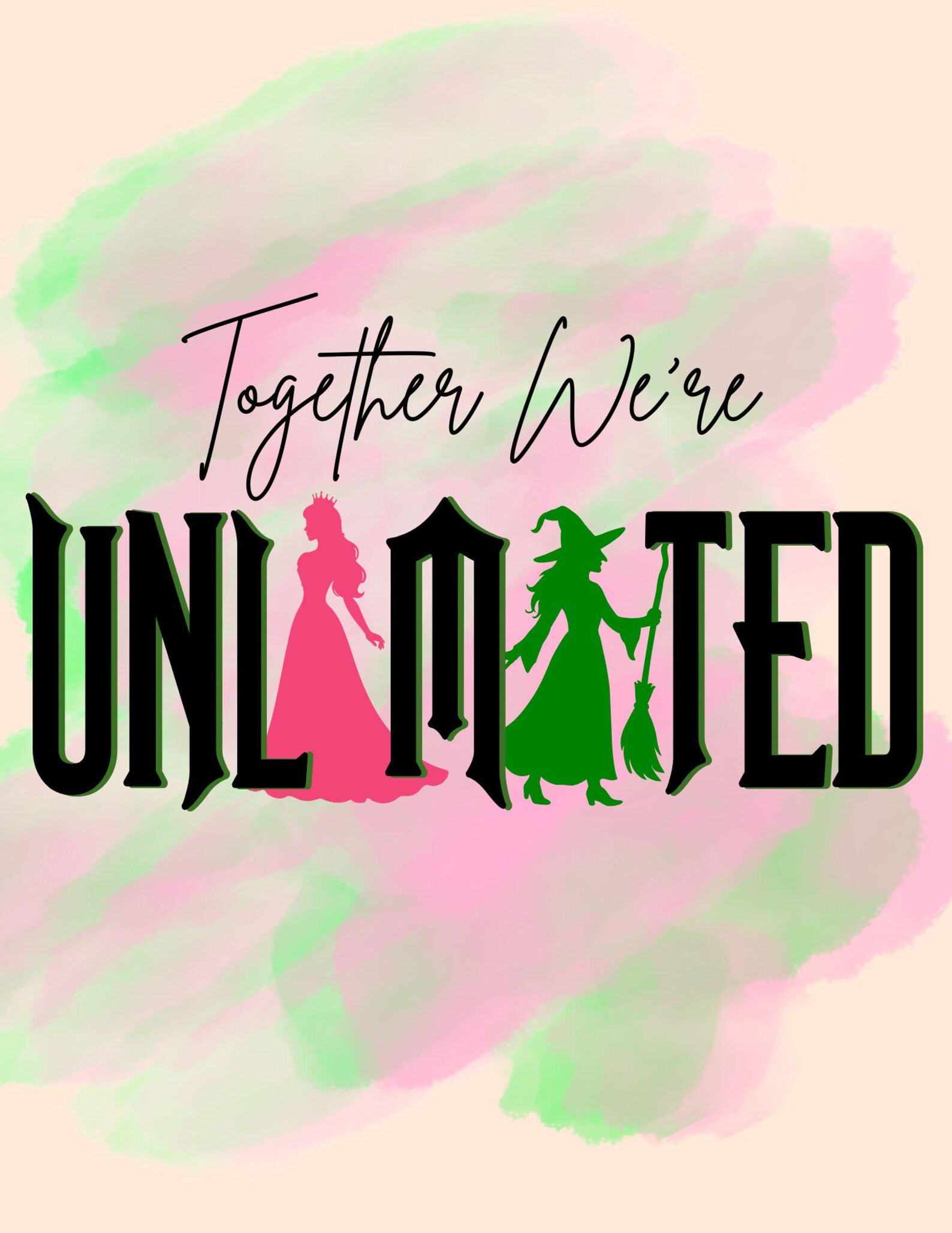 Wicked Inspired Canva Template - Etsy