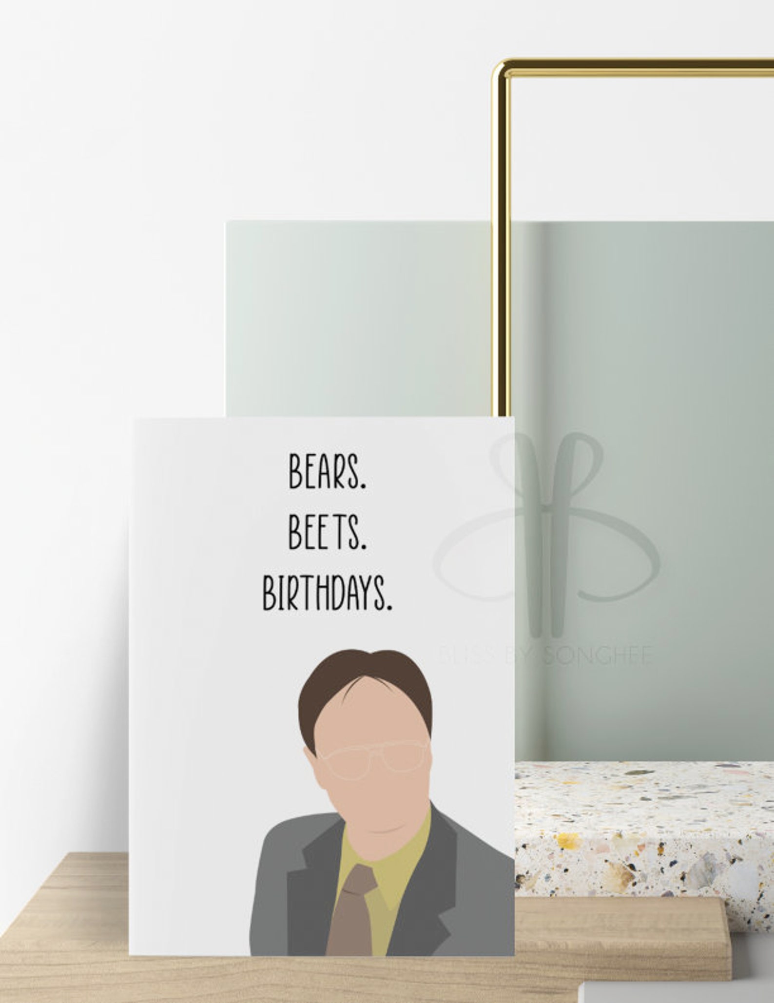 Printable Birthday Card | Dwight Schrute Birthday Card | Digital ...