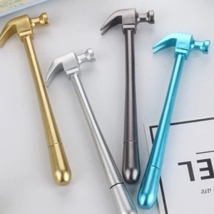 Hammer Pen Dad Builder Gift Metallic Hammer Tools Stationery Creative ...