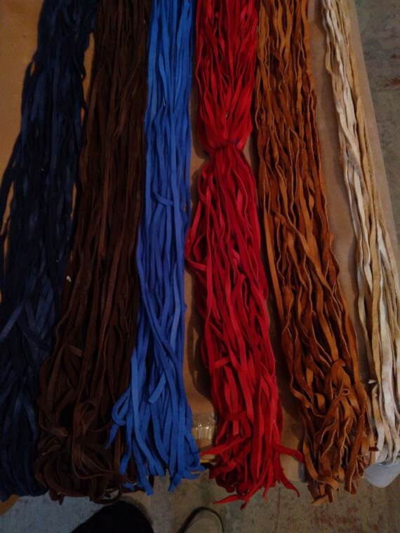 Deer Leather Lace new Colors - Etsy