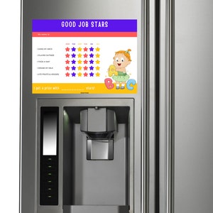 Colorful Alphabet Reward Chart for Toddlers - Etsy