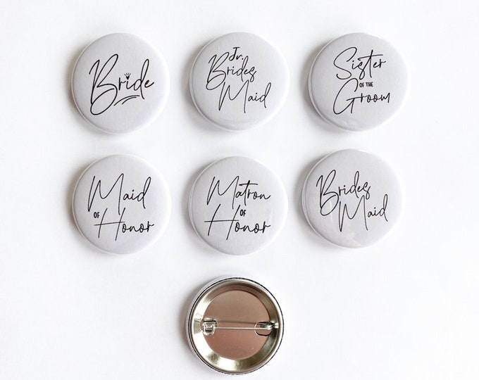 Gender Reveal Pins | Baby Girl Pins | Baby Boy Pins | Baby Shower Pins ...