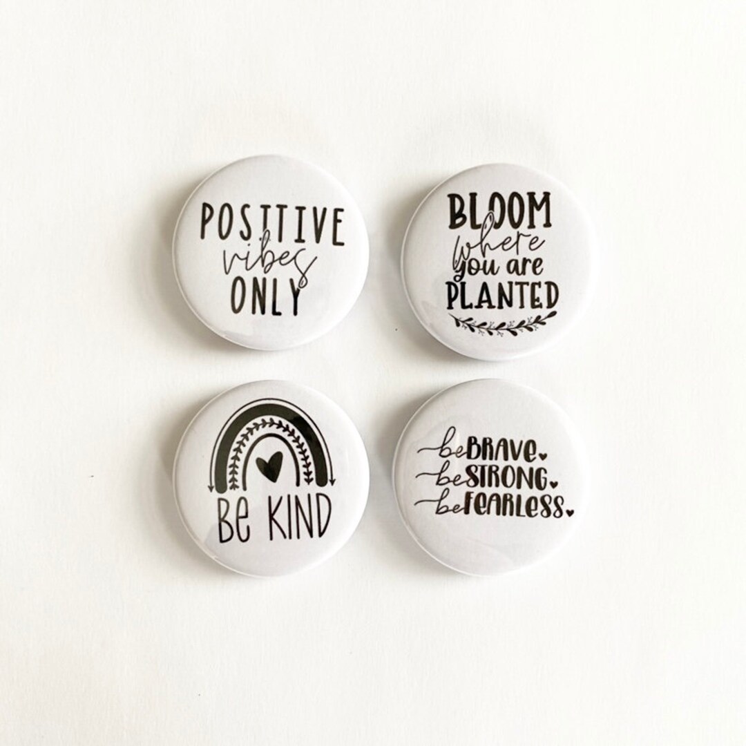 Motivational Magnet | Be Kind Magnet | Positive Vibes Only | Be Strong ...