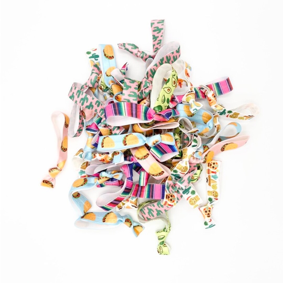 Taco Hair Ties | Taco Themed Party | Fiesta Party Favour | Taco ...