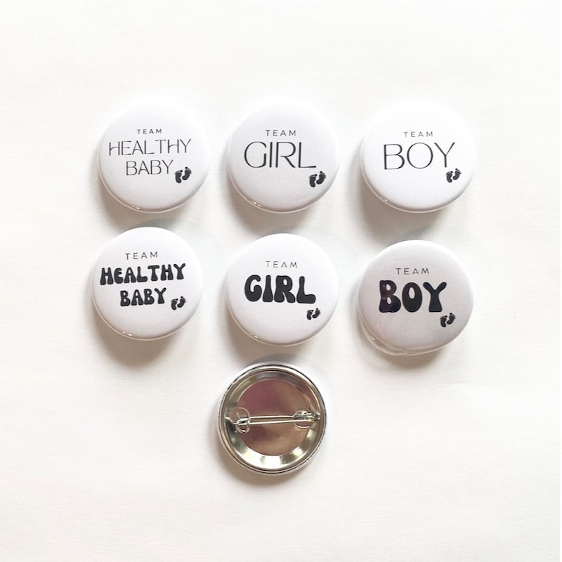 Gender Reveal Pins - Etsy