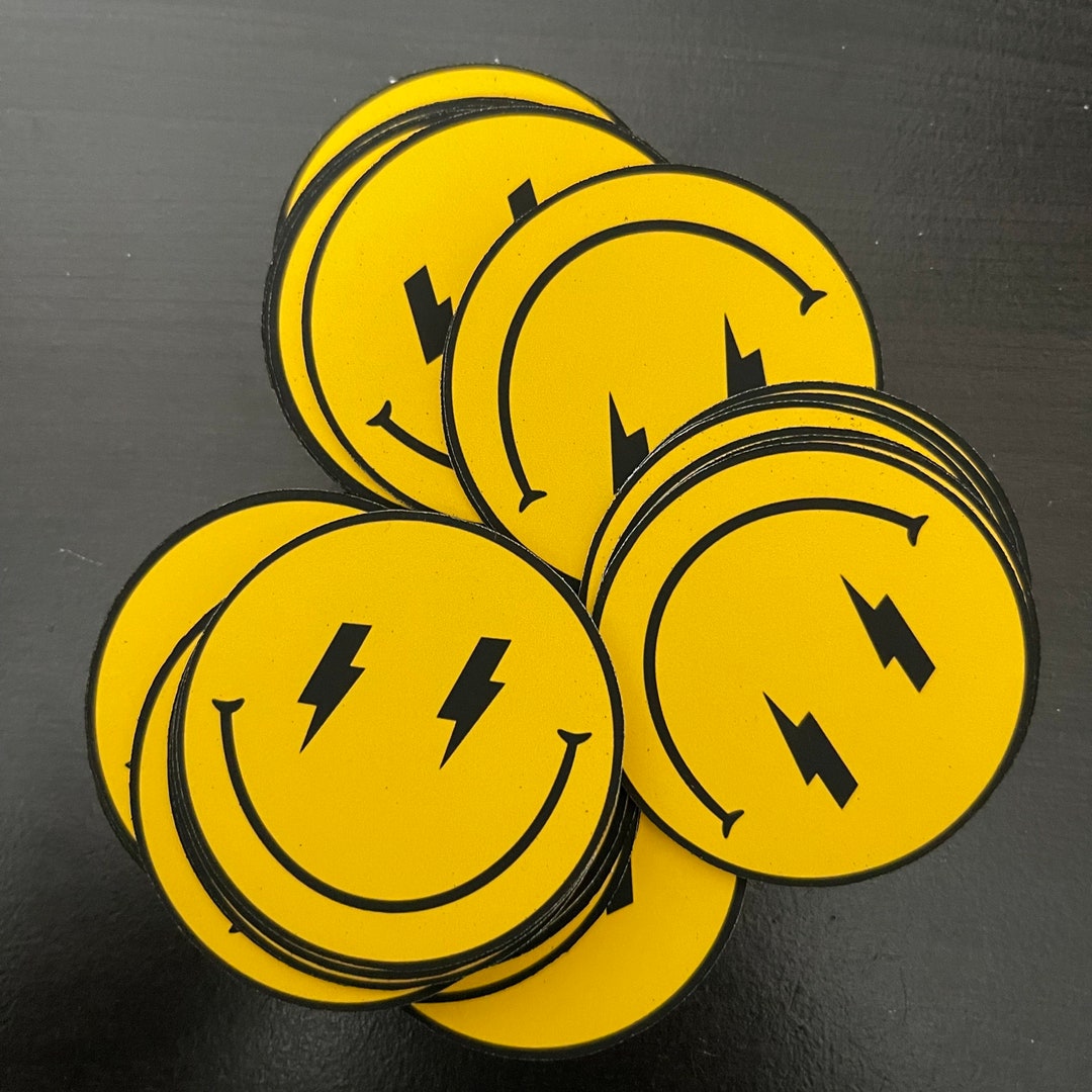 One Happy Dude Stickers Smiley Face Stickers Birthday - Etsy