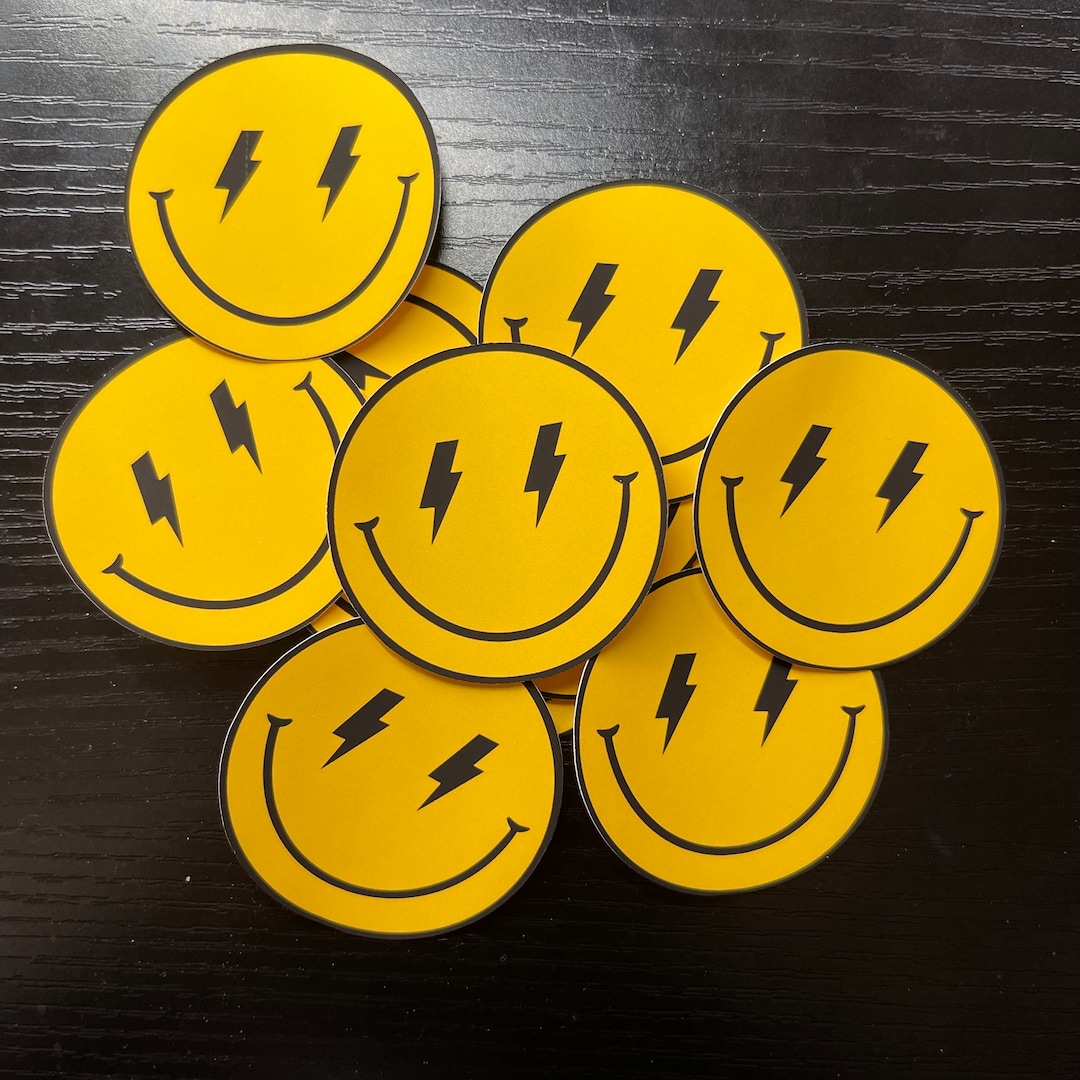 One Happy Dude Stickers Smiley Face Stickers Birthday - Etsy