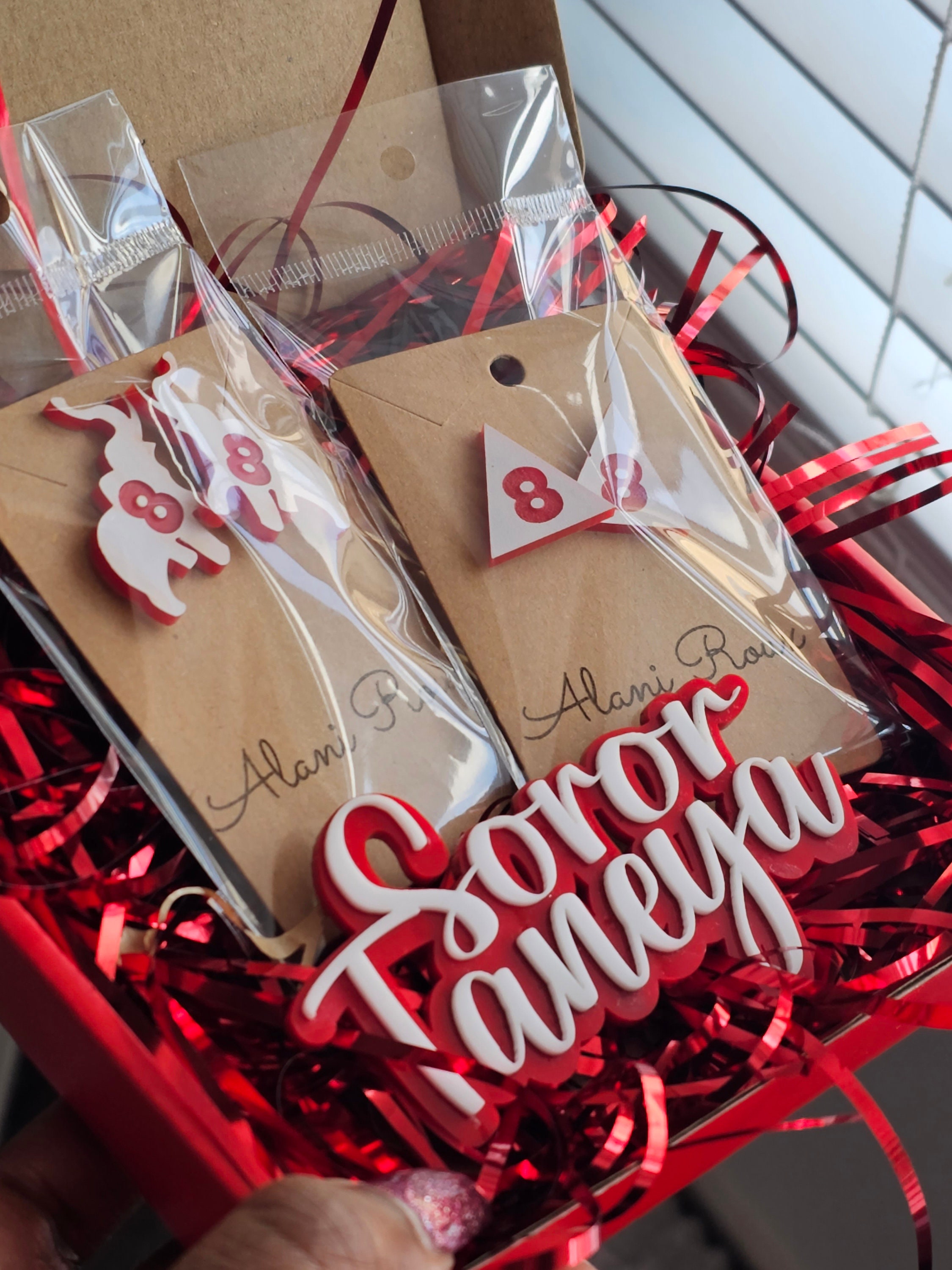 Delta Sigma Theta, Pyramid, Elephant, Triangle, Earrings Sorority Line ...