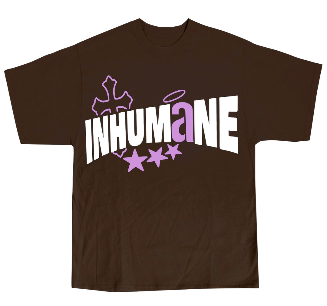 Inhumane Y2k Angel Tee - Etsy