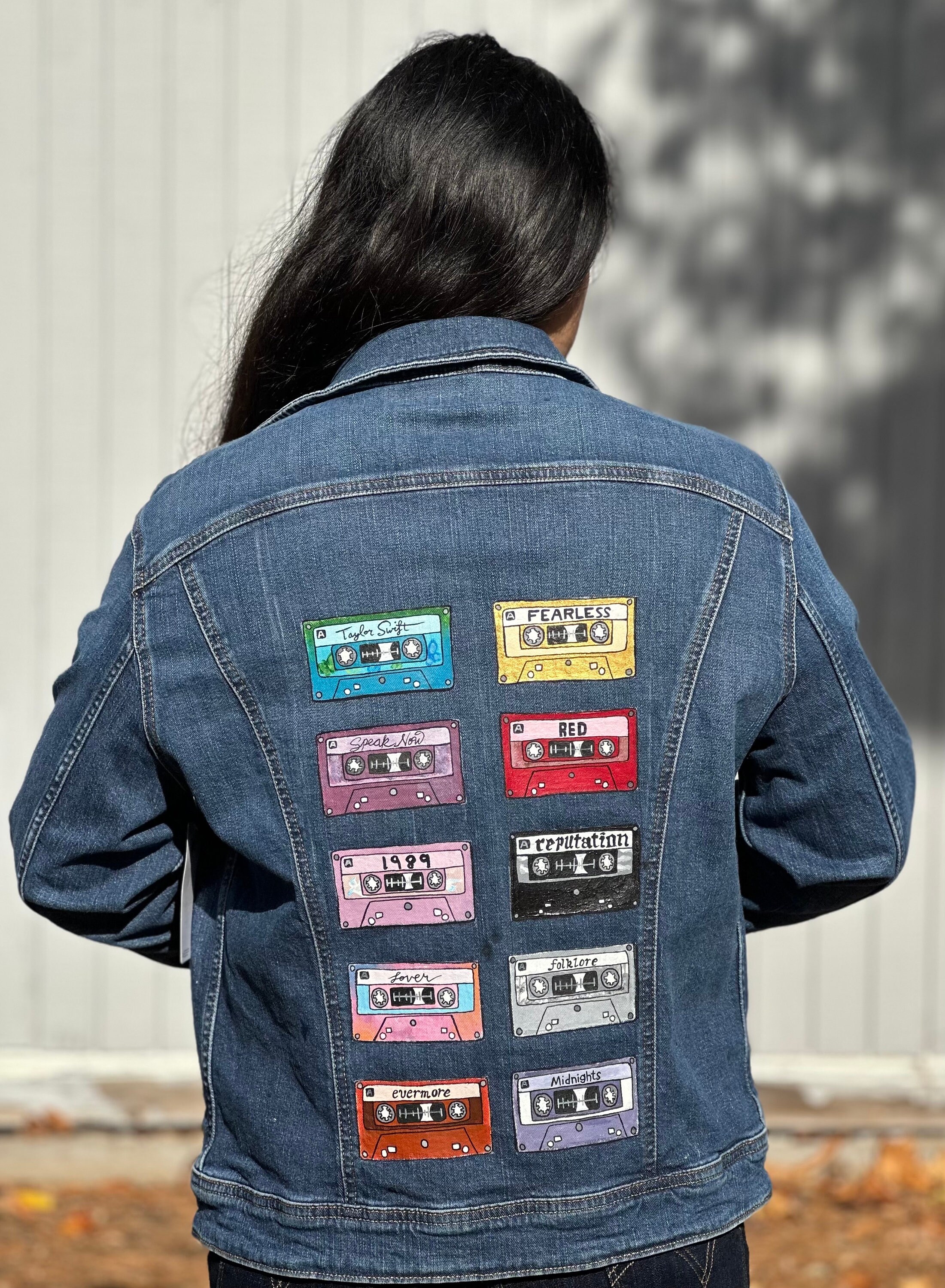 Custom Hand Painted Denim Jacket - FREE SHIPPING - Etsy