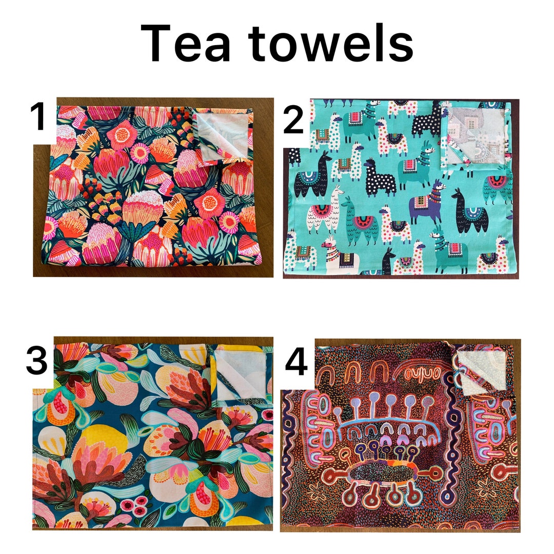 Tea Towel Aboriginal Tea Towel Dish Cloth Australian - Etsy