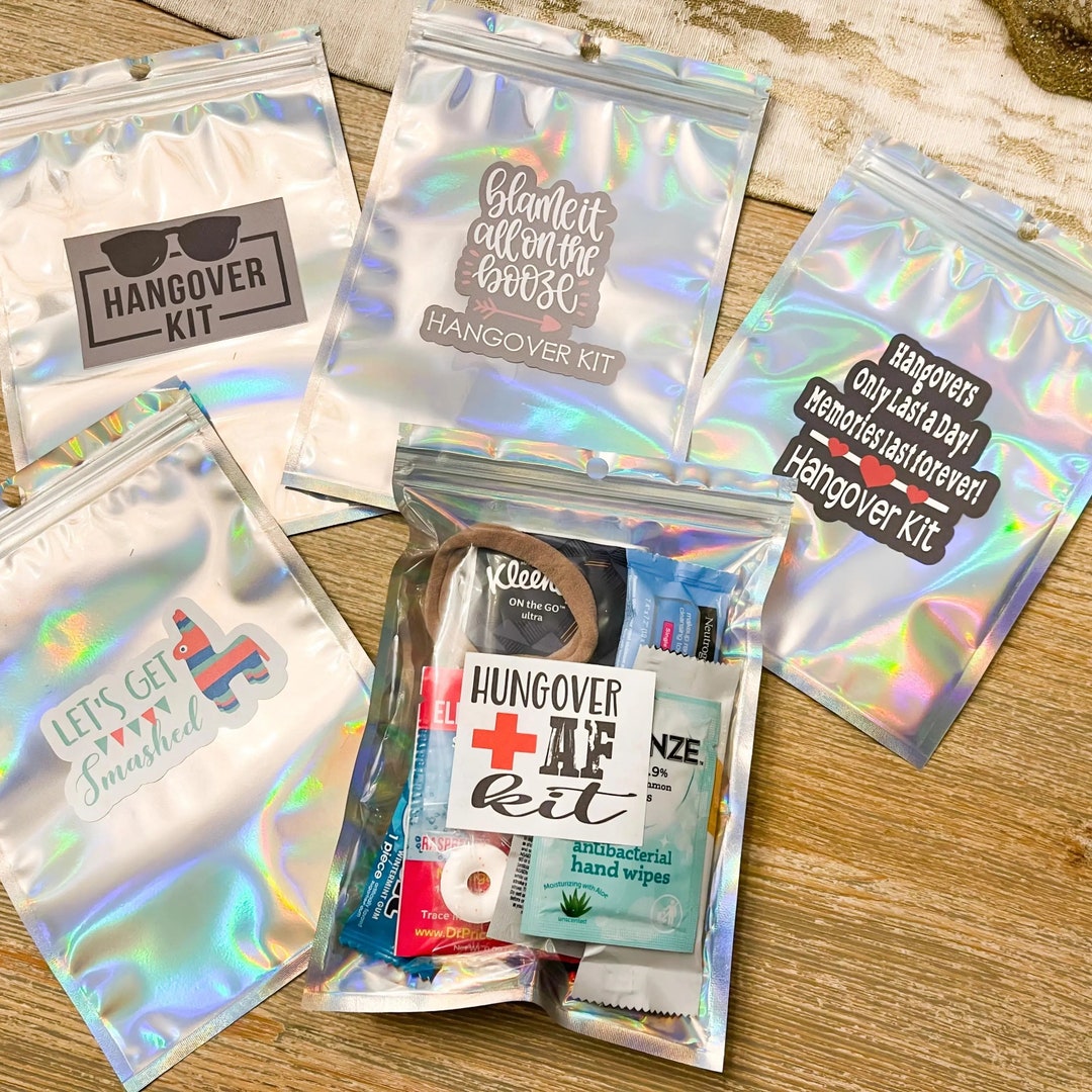 Girls Trip Hangover Recovery Kit: Bachelorette Party Favor Bag for ...