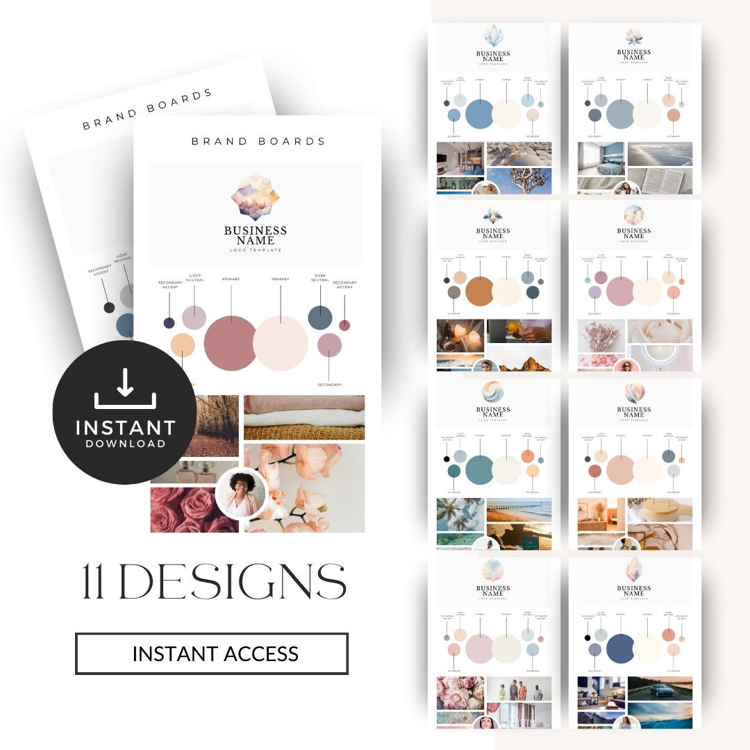 Watercolor Logos, Watercolor Brand Board, Branding Watercolor, Logo ...
