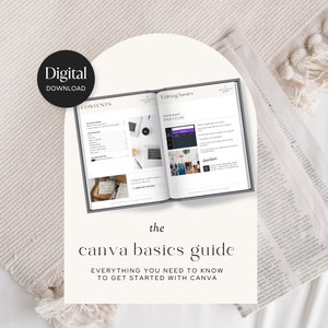 Canva Basics Guide, Learn Canva, How to Canva Guide, Digital Download ...