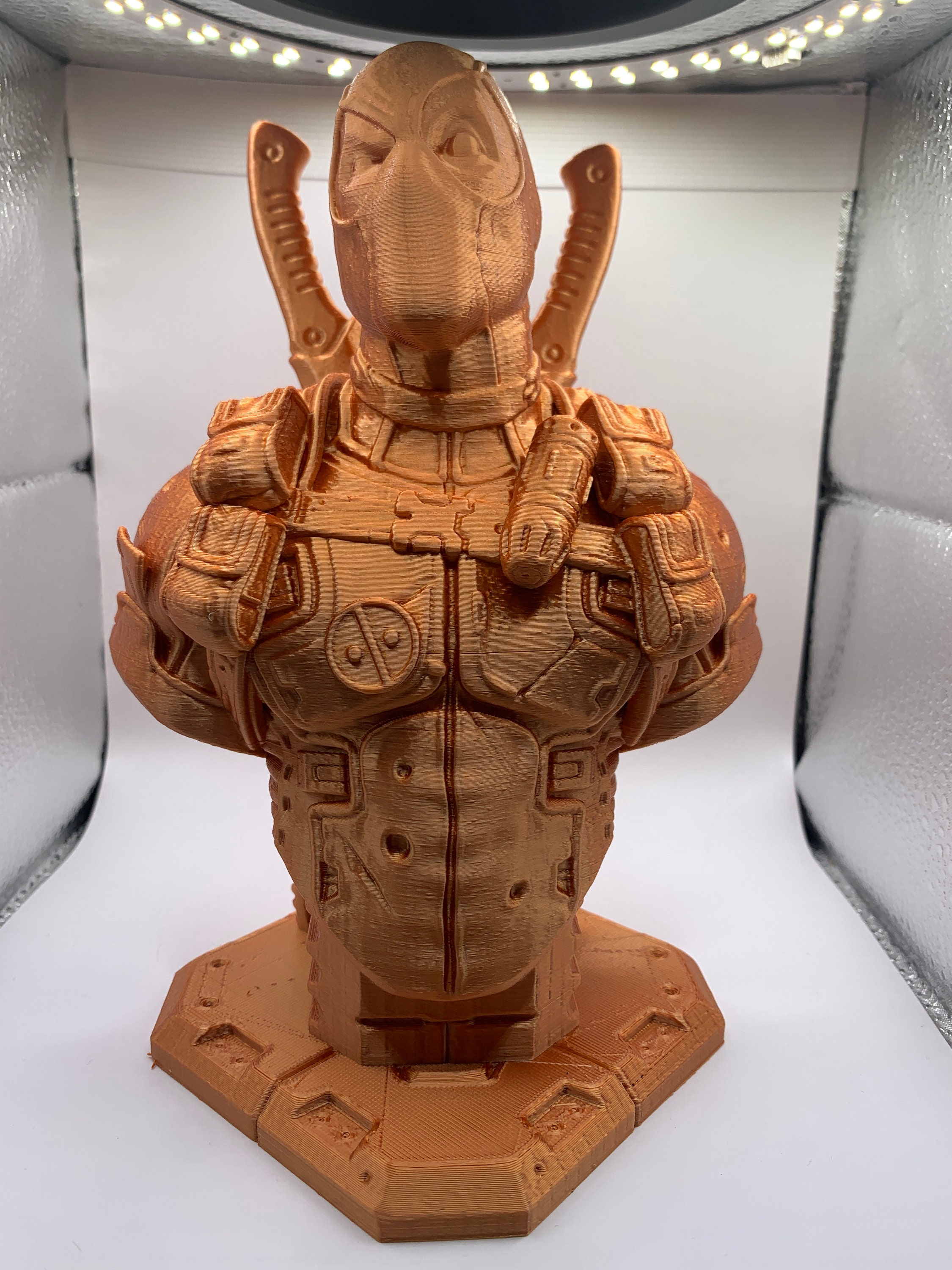 Deadpool 3D Printed Statue - Etsy