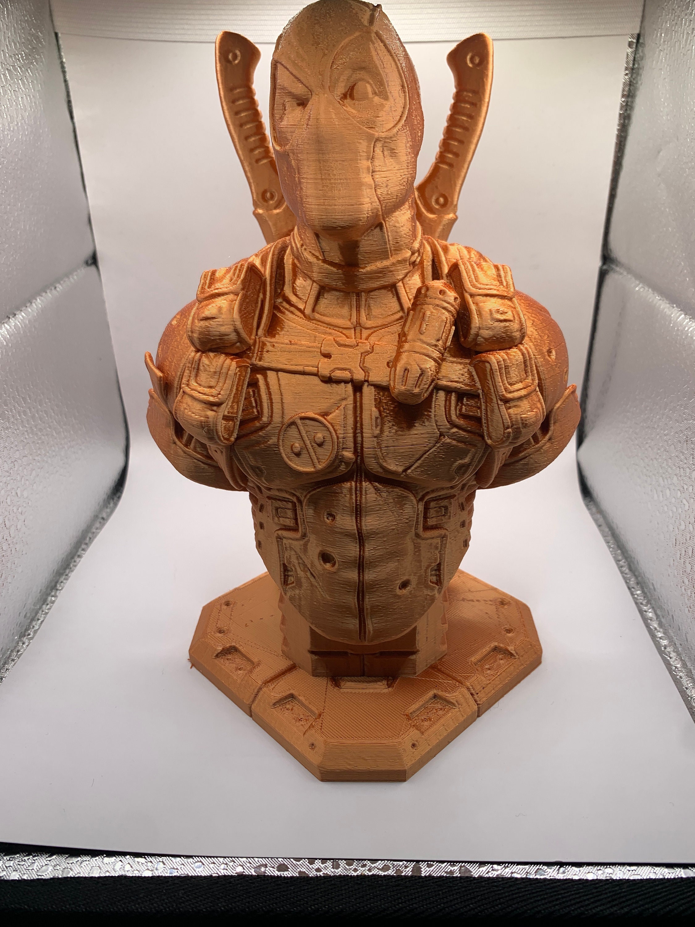 Deadpool 3D Printed Statue - Etsy