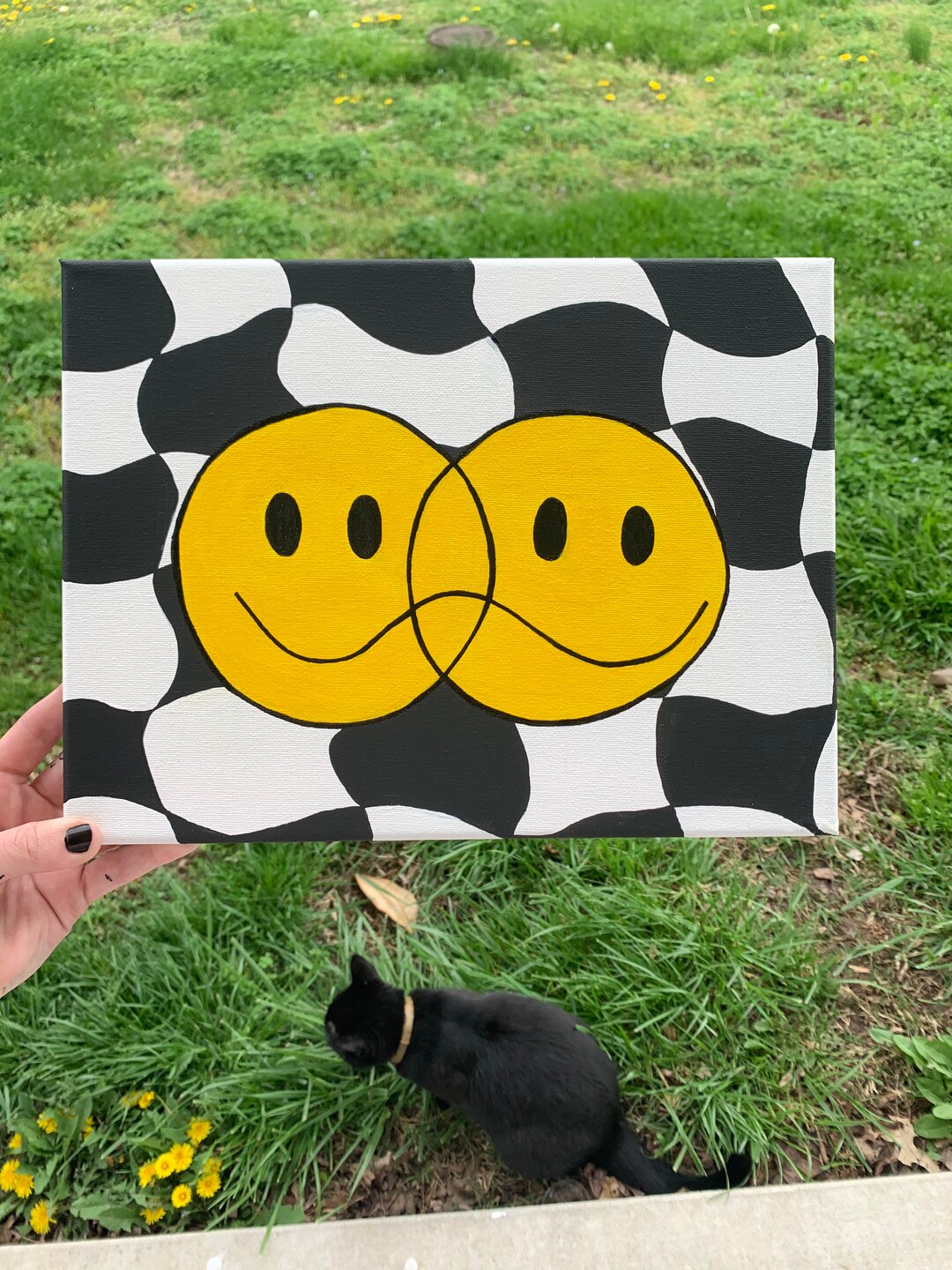 Trippy Smiley Face - Etsy