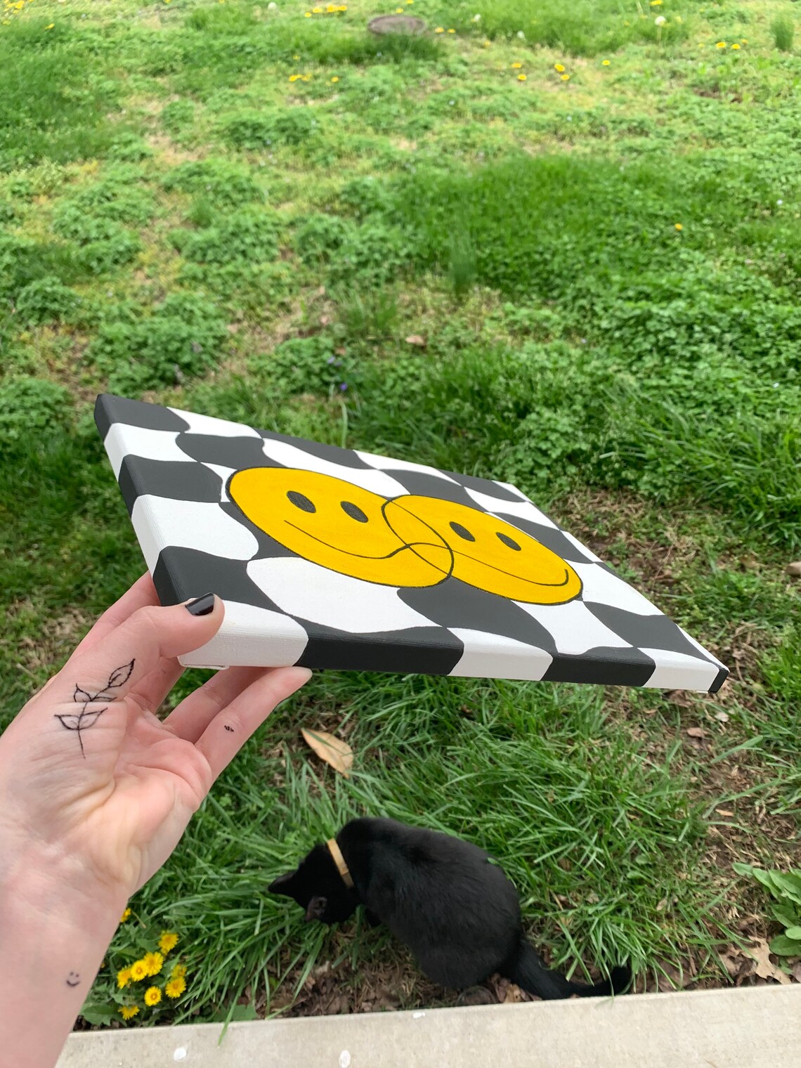 Trippy Smiley Face - Etsy