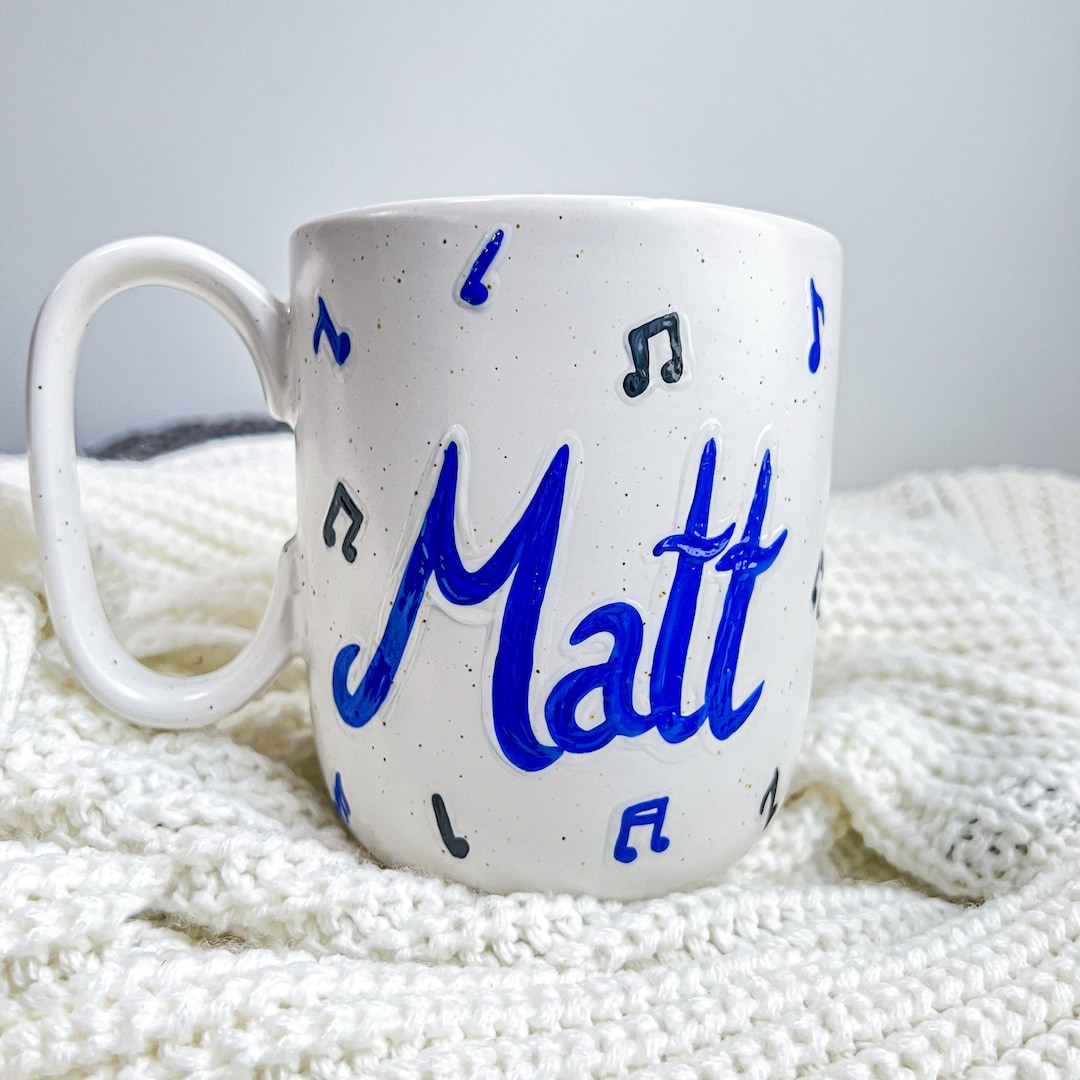 Personalized Mug Customizable Name Hand-painted Coffee Mug - Etsy