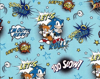 Sonic the Hedgehog Wrapping Paper - Etsy UK