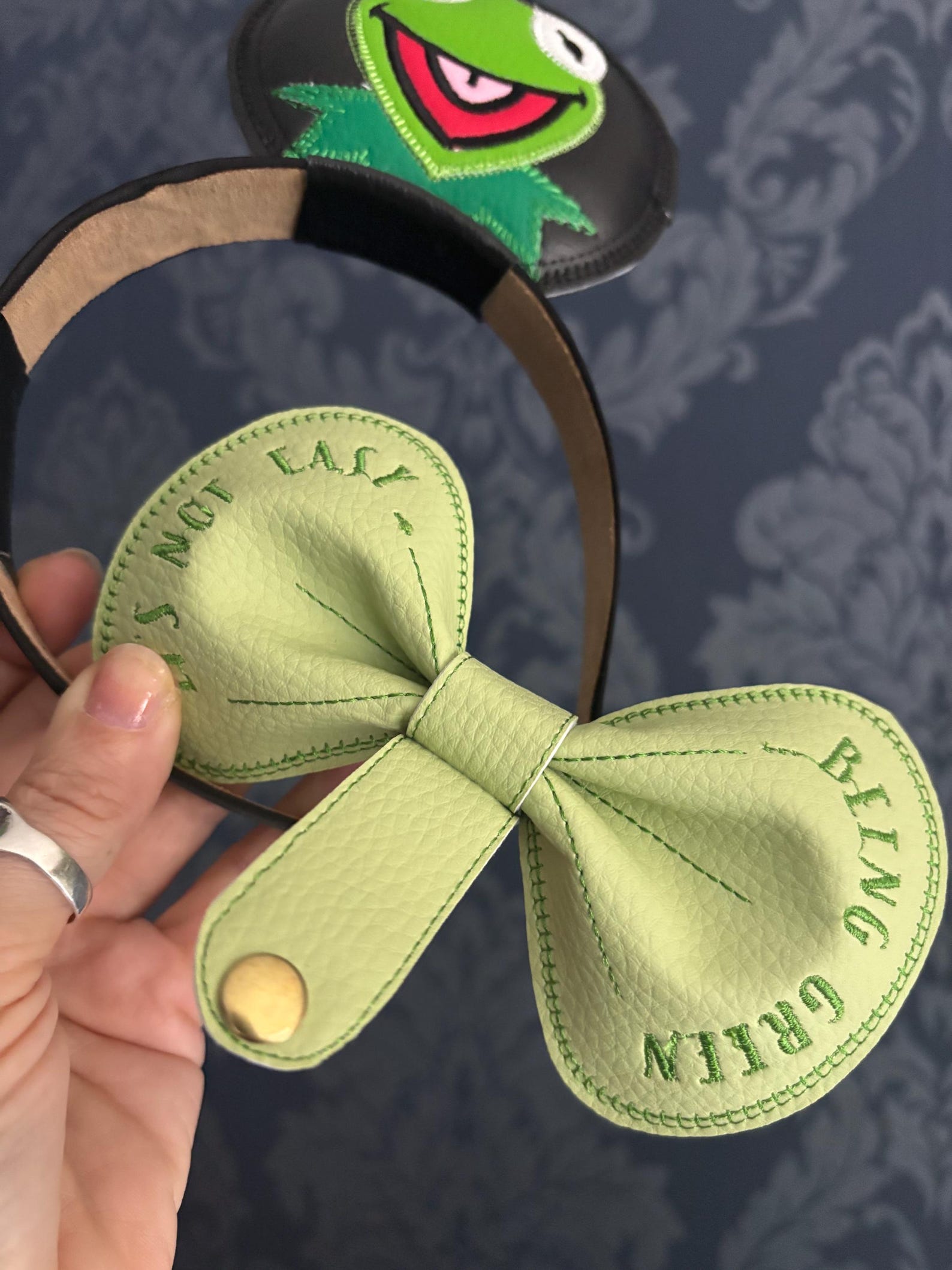 It’s Not Easy Being Green! Kermit Inspired Muppet Ear Headband - Etsy