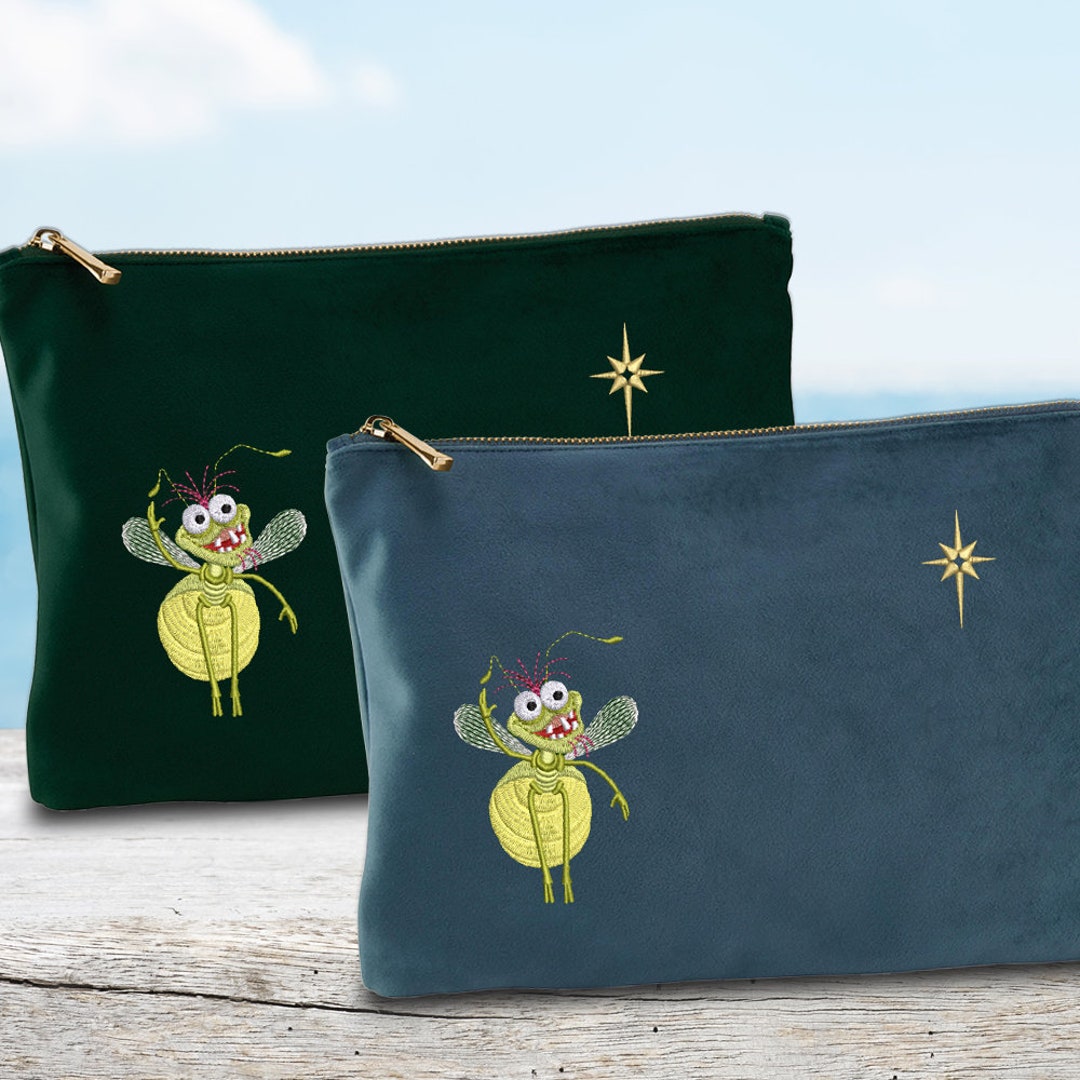 Glow Bug Raymond Velvet Accessory Pouch - Etsy