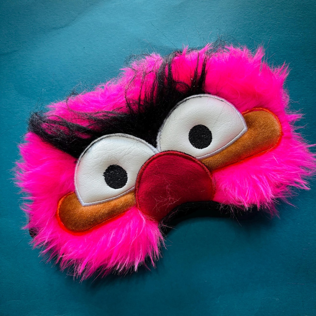 Animal - Muppet Inspired Sleep Mask - Etsy