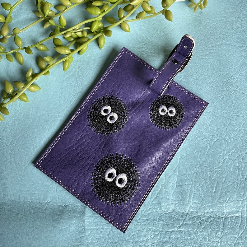 Soot Sprite Inspired Passport Cover and Luggage Tag - Etsy