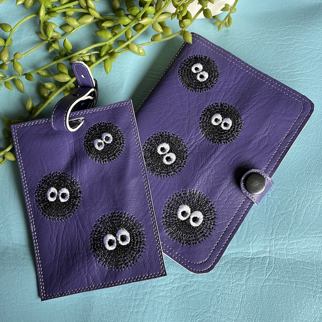 Soot Sprite Inspired Passport Cover and Luggage Tag - Etsy
