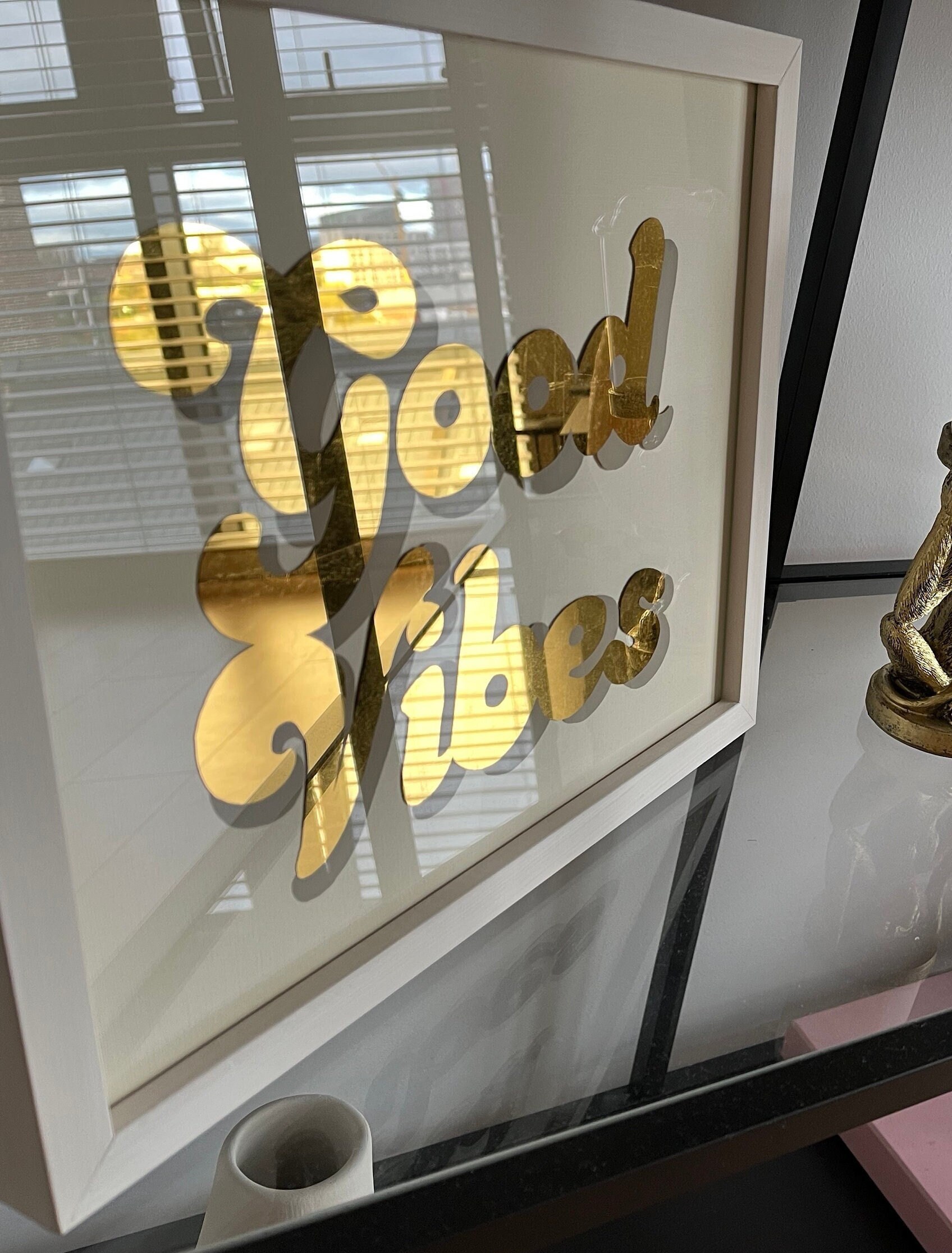 Gilded Glass Lettering - Etsy