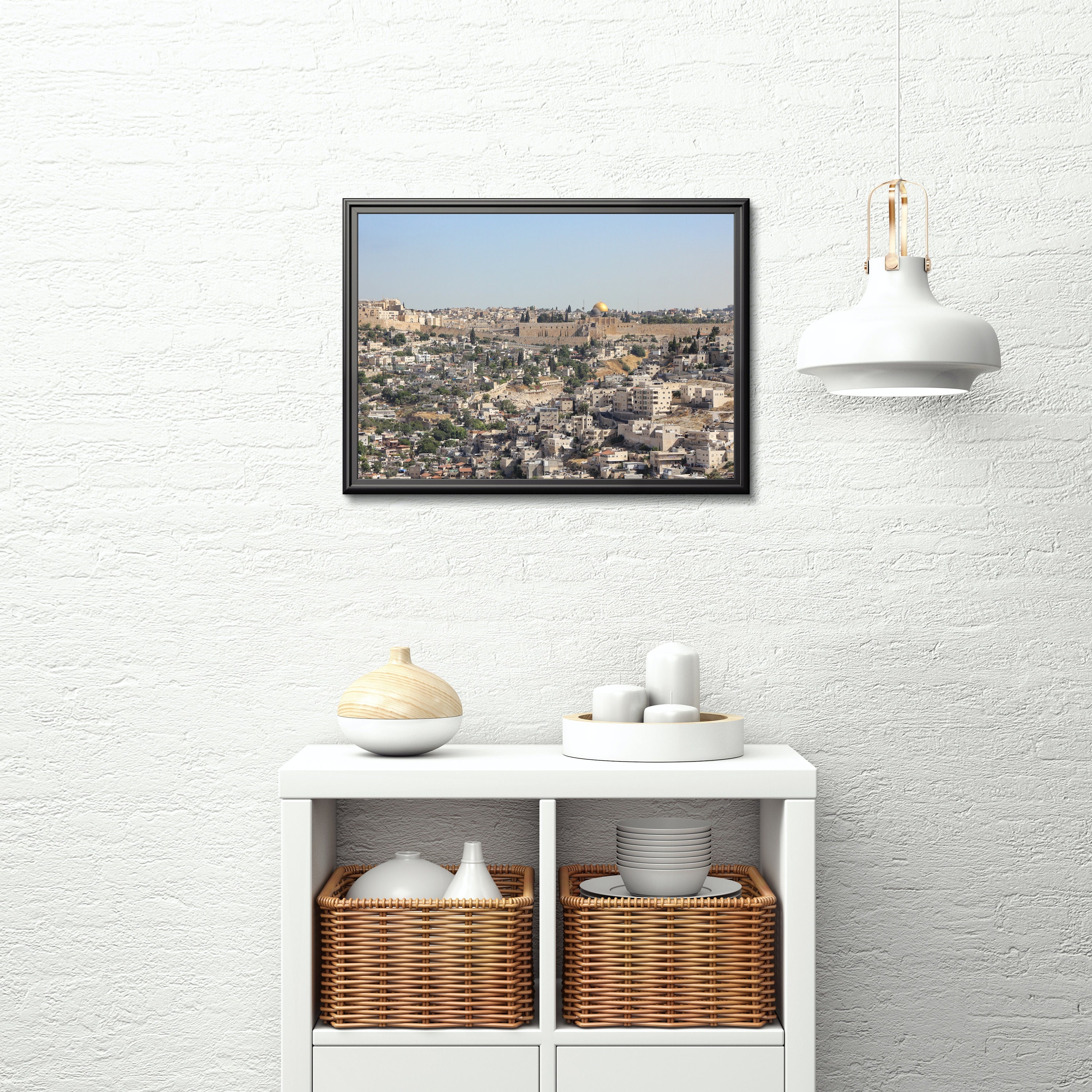 Old City Jerusalem From the South Photo Print Wall Art Home Decor ...
